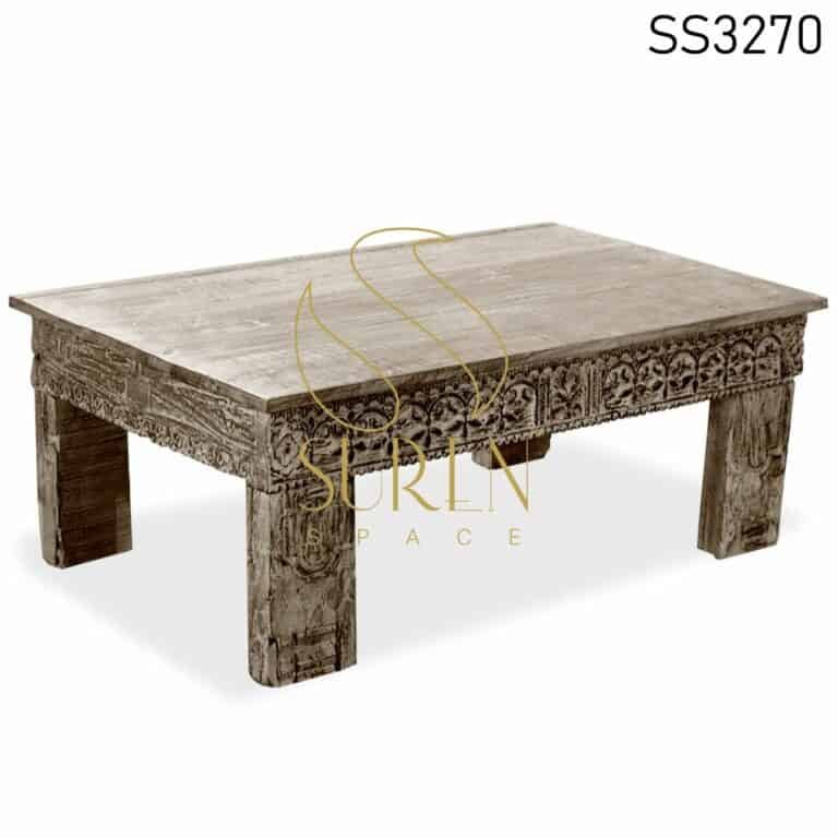 Carved Antique Reproduction Center Table - Furniture Manufacturer